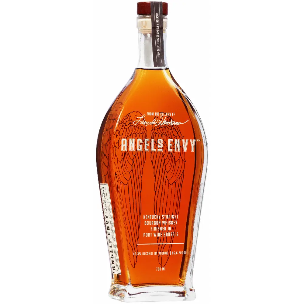 Angel’s Envy Bourbon 750ml | Finished in Port Barrels | The BroBasket