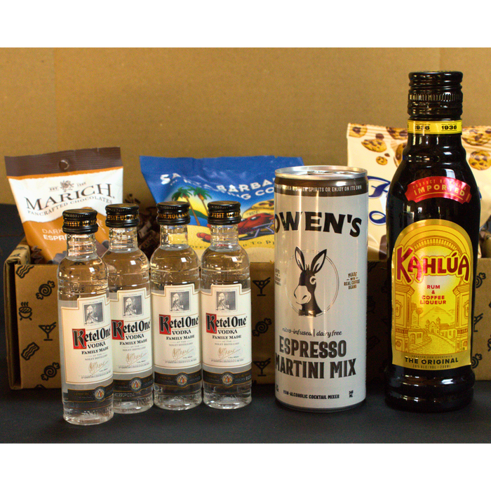 Espresso Martini Kit Gift | Coffee Cocktail Gift Set | The BroBasket